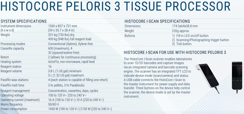 PELORIS 3 Premium Tissue Processing System | Biogen Scientific